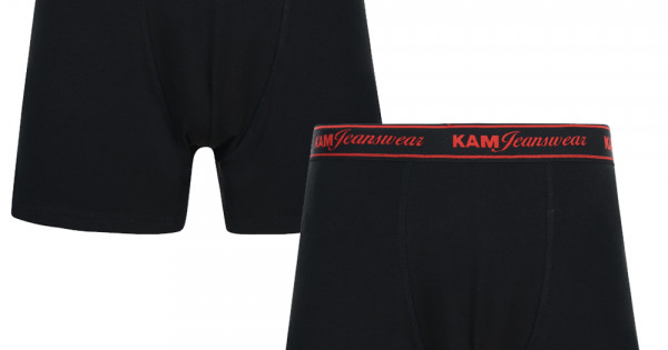 Kam Twin Pack Fitted Boxer Shorts